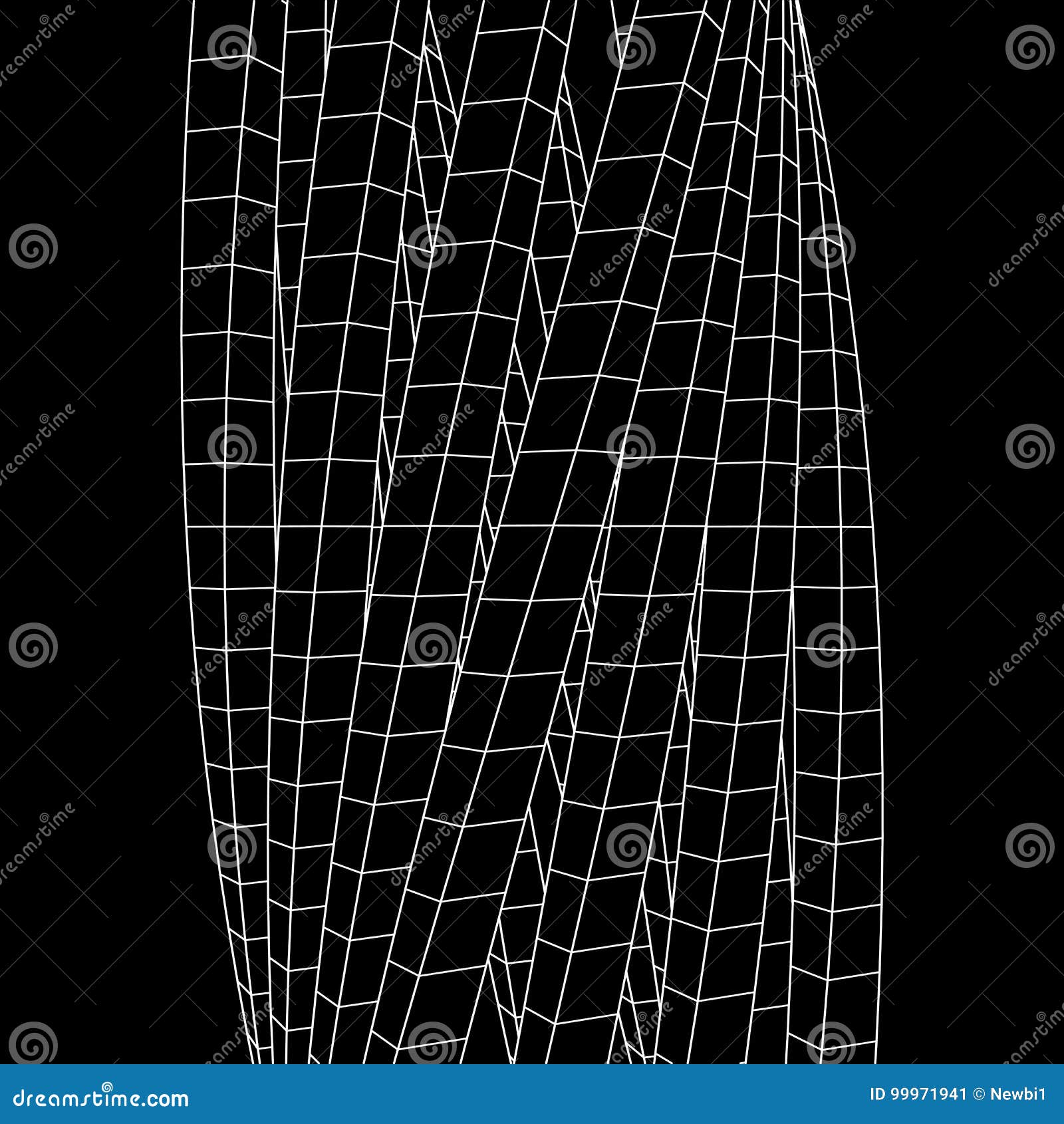 Low Poly Wireframe Mesh Background. Stock Vector - Illustration of ...