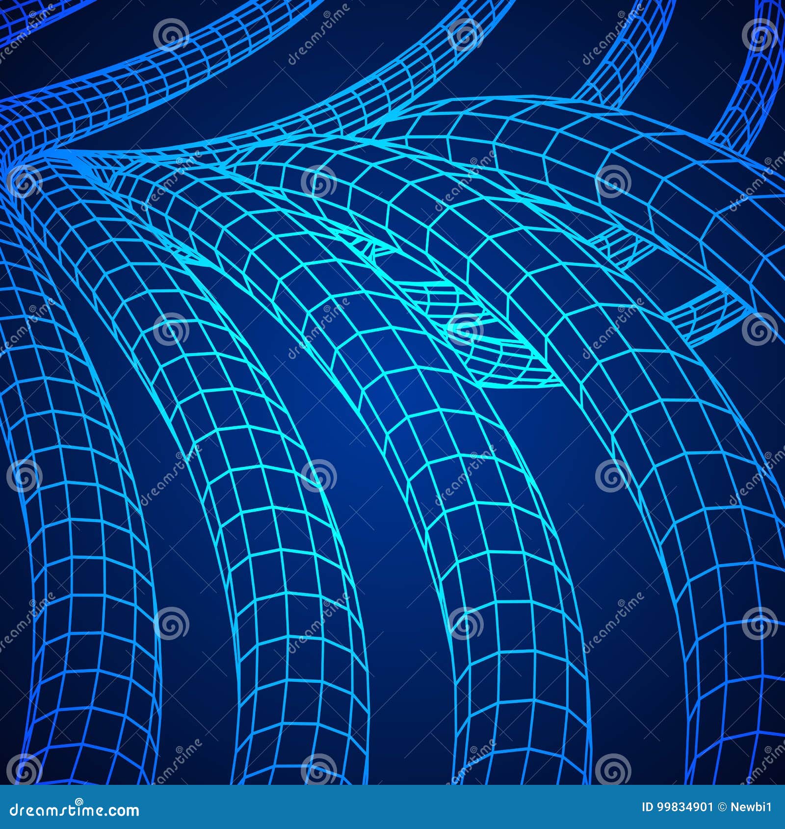 Low Poly Vein or Wire Wireframe Mesh Background. Stock Vector ...