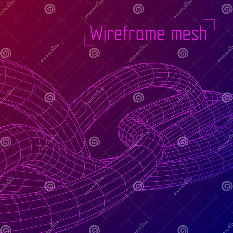 Low Poly Vein or Wire Wireframe Mesh Background. Stock Vector ...