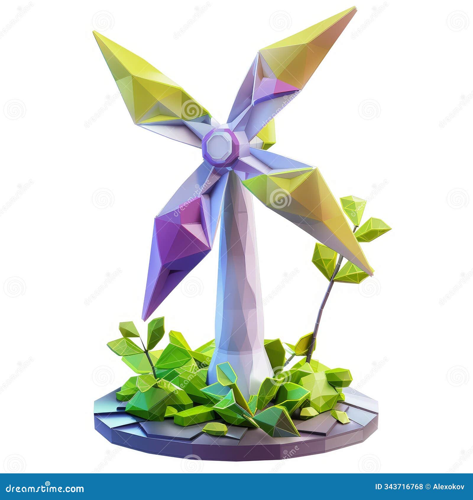 Low Poly Wind Turbine Control System in Eco-Friendly Environment for ...