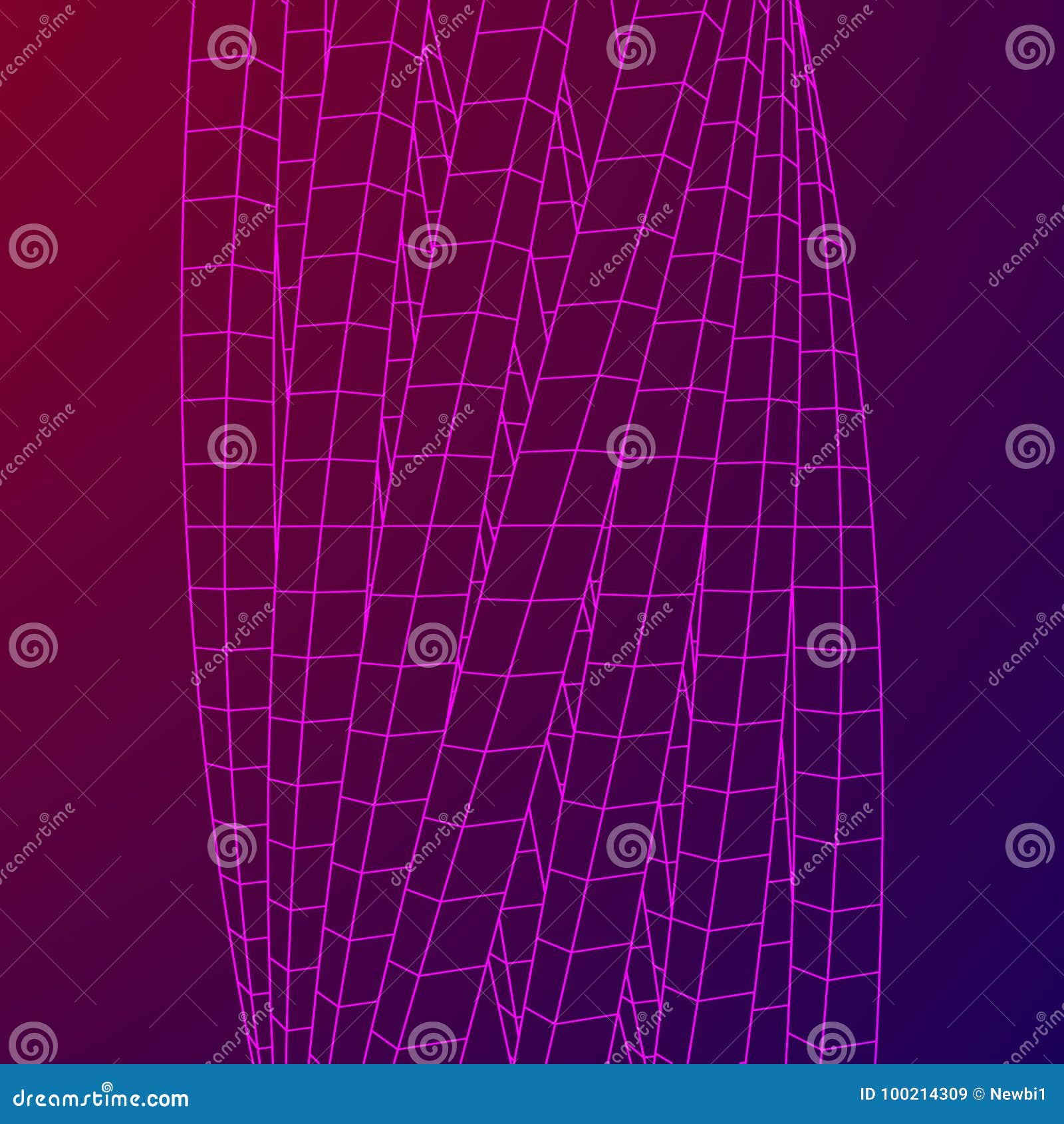 Low Poly Wireframe Mesh Background. Stock Vector - Illustration of ...