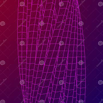 Low Poly Wireframe Mesh Background. Stock Vector - Illustration of ...