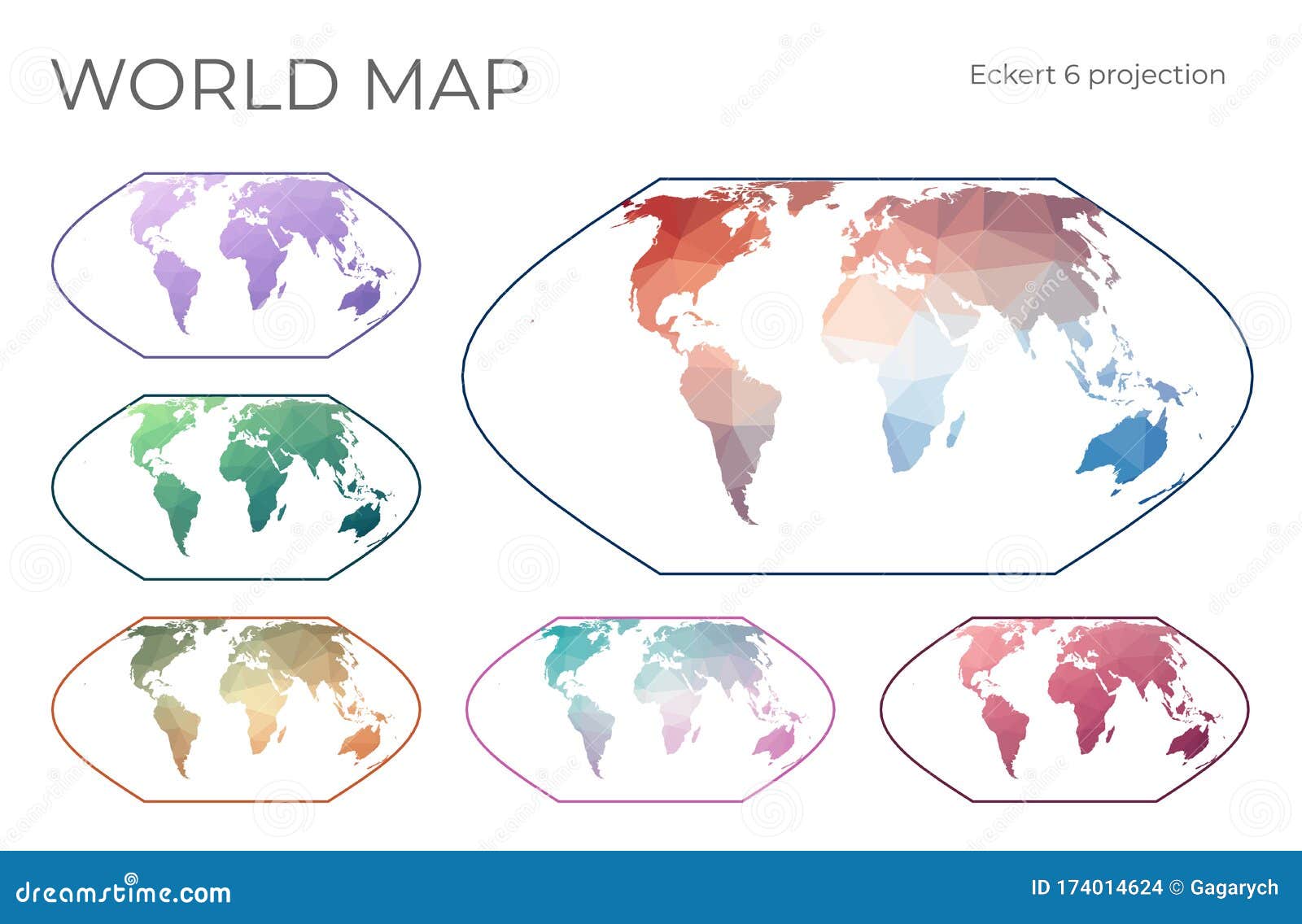 Low Poly World Map Set. stock vector. Illustration of astronomy - 174014624 Low Poly World Map Set. stock vector. Illustration of astronomy - 174014624