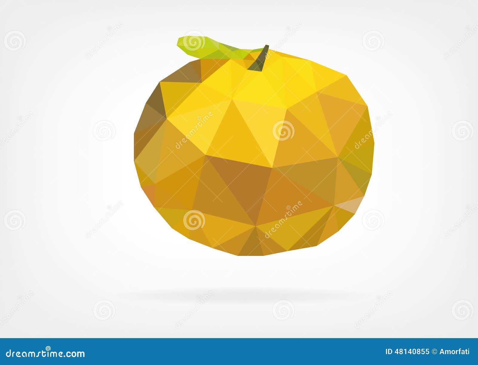 Yuzu Fruit Logo. Isolated Yuzu Fruit On White Background Cartoon Vector ...