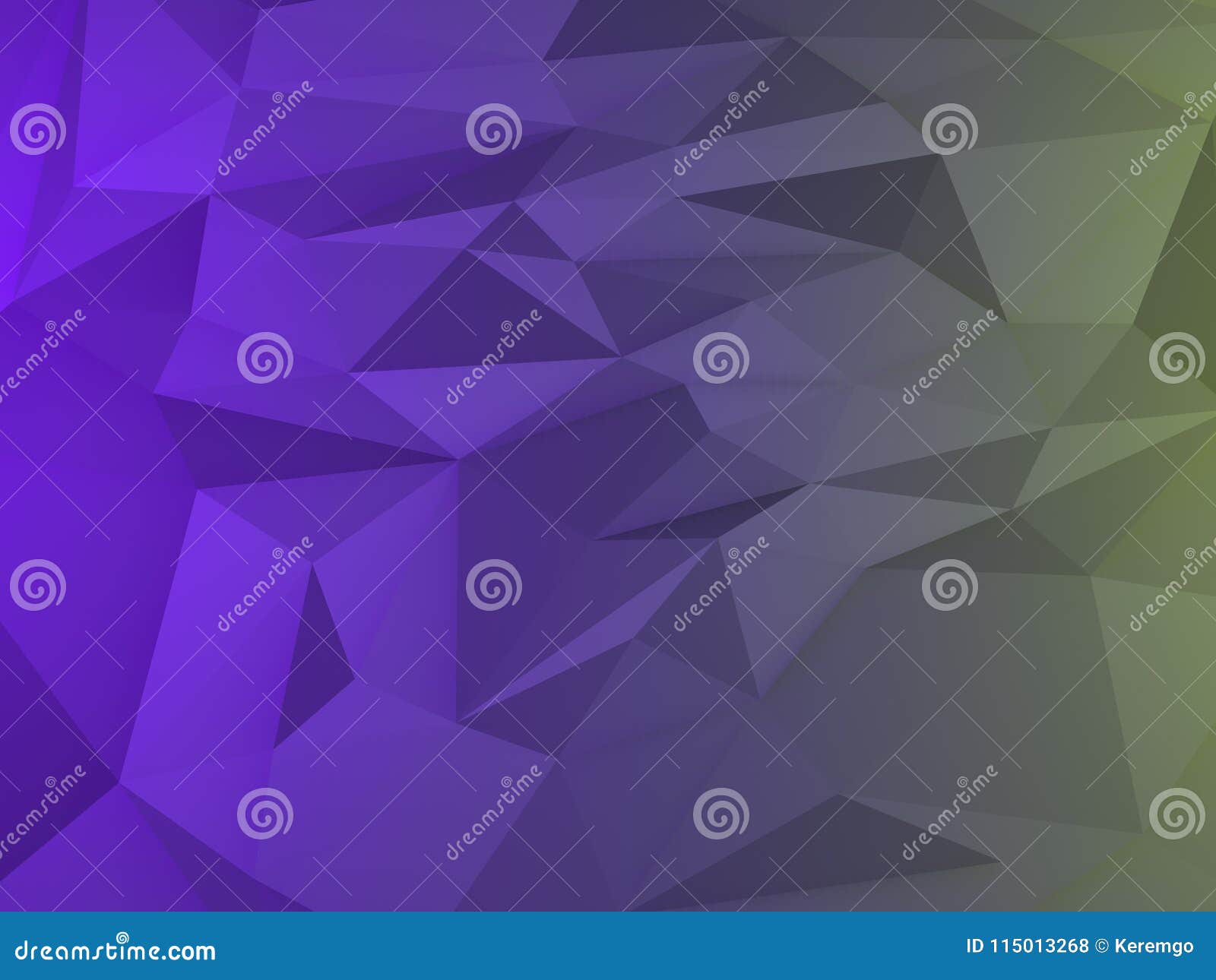 Low Polygon Detailed Abstract Shapes Background Stock Illustration ...