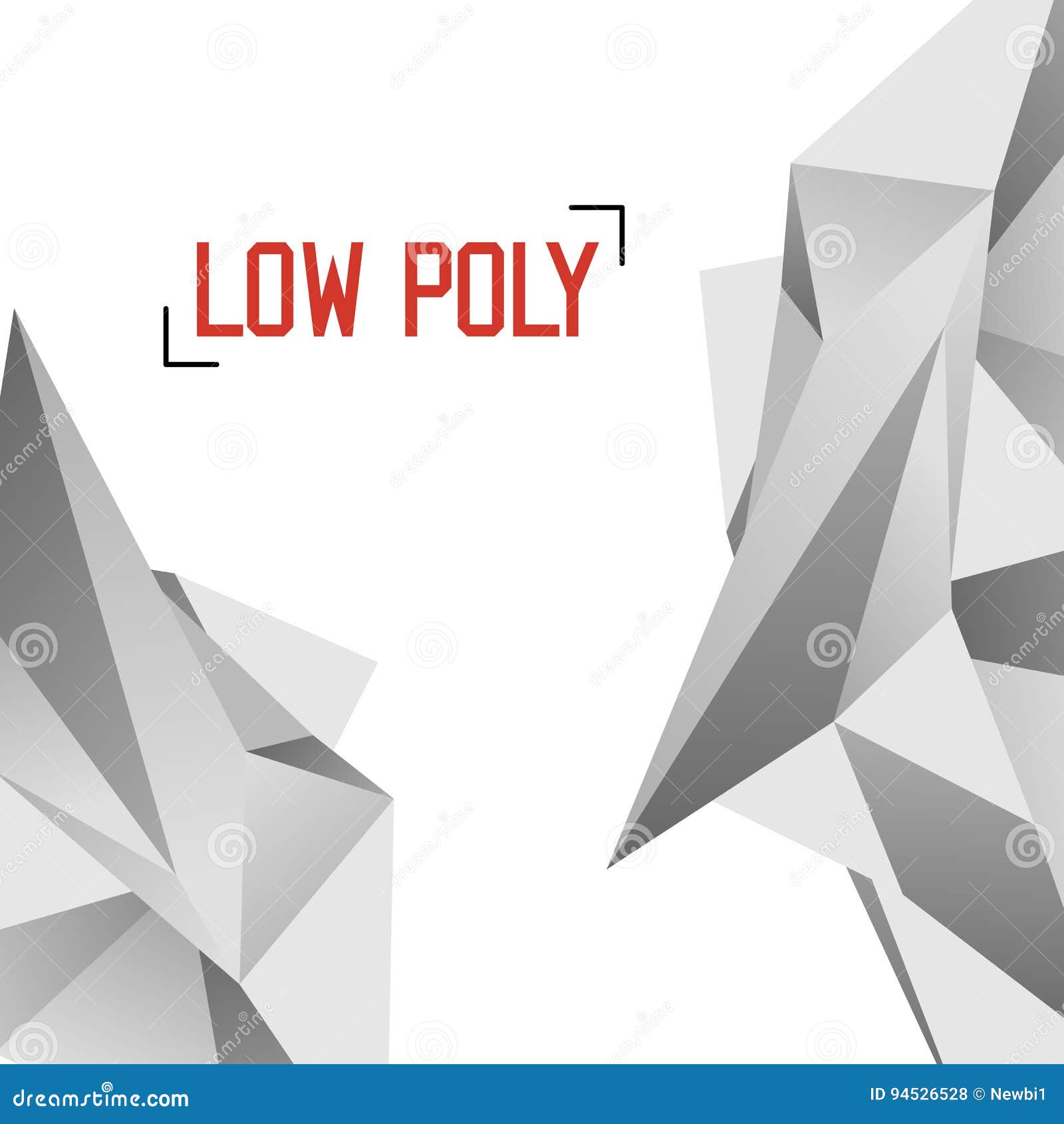 Low Polygon Geometry Vector Background Stock Vector - Illustration of ...