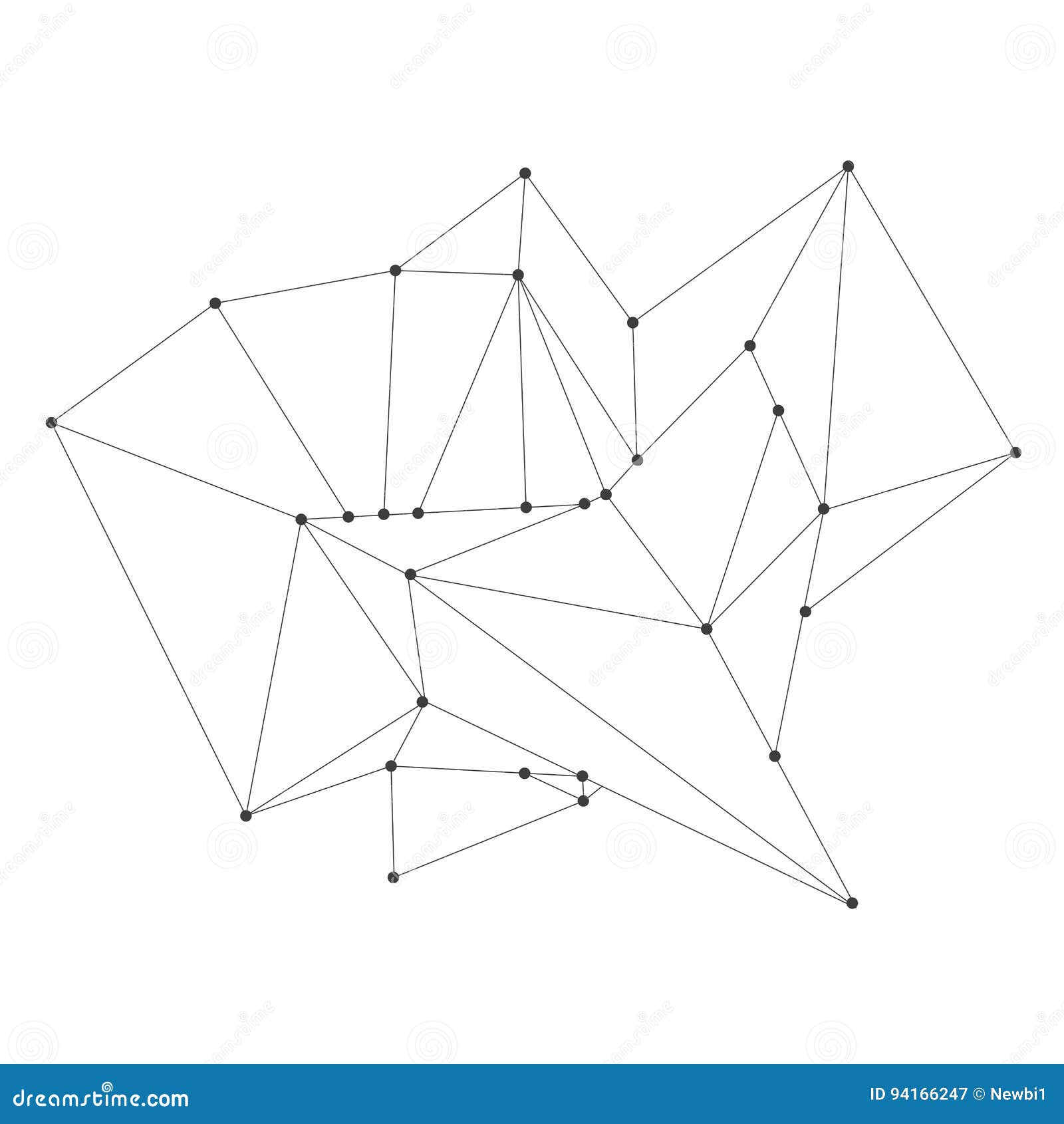 Low Polygon Geometry Vector Element Stock Vector - Illustration of ...