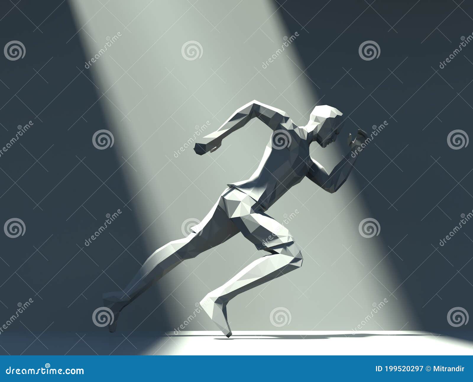 Low Polygon Running Man - Speed Motion Trail Stock Photography ... Low Polygon Running Man - Speed Motion Trail Stock Photography ...