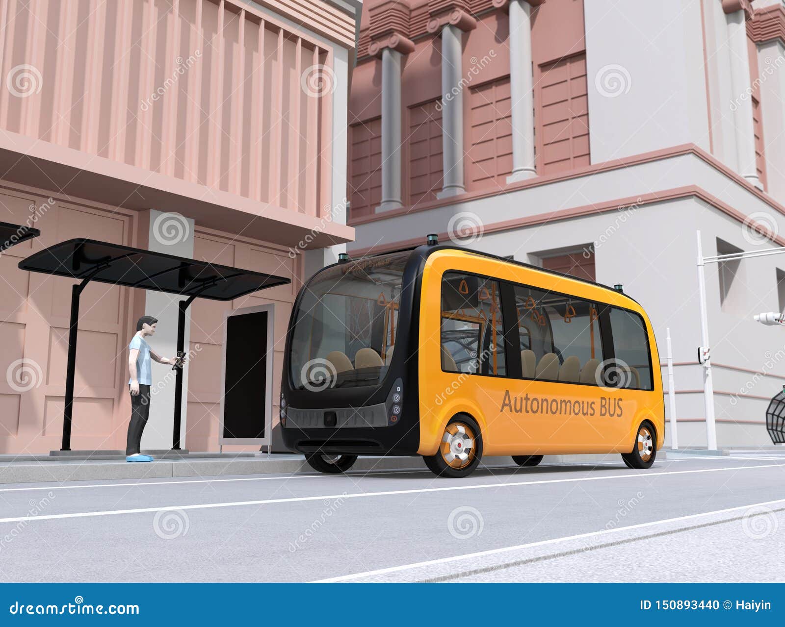 Using Shuttle Bus, Subway, Railway, Tram, Train, Hold Handrail And ...