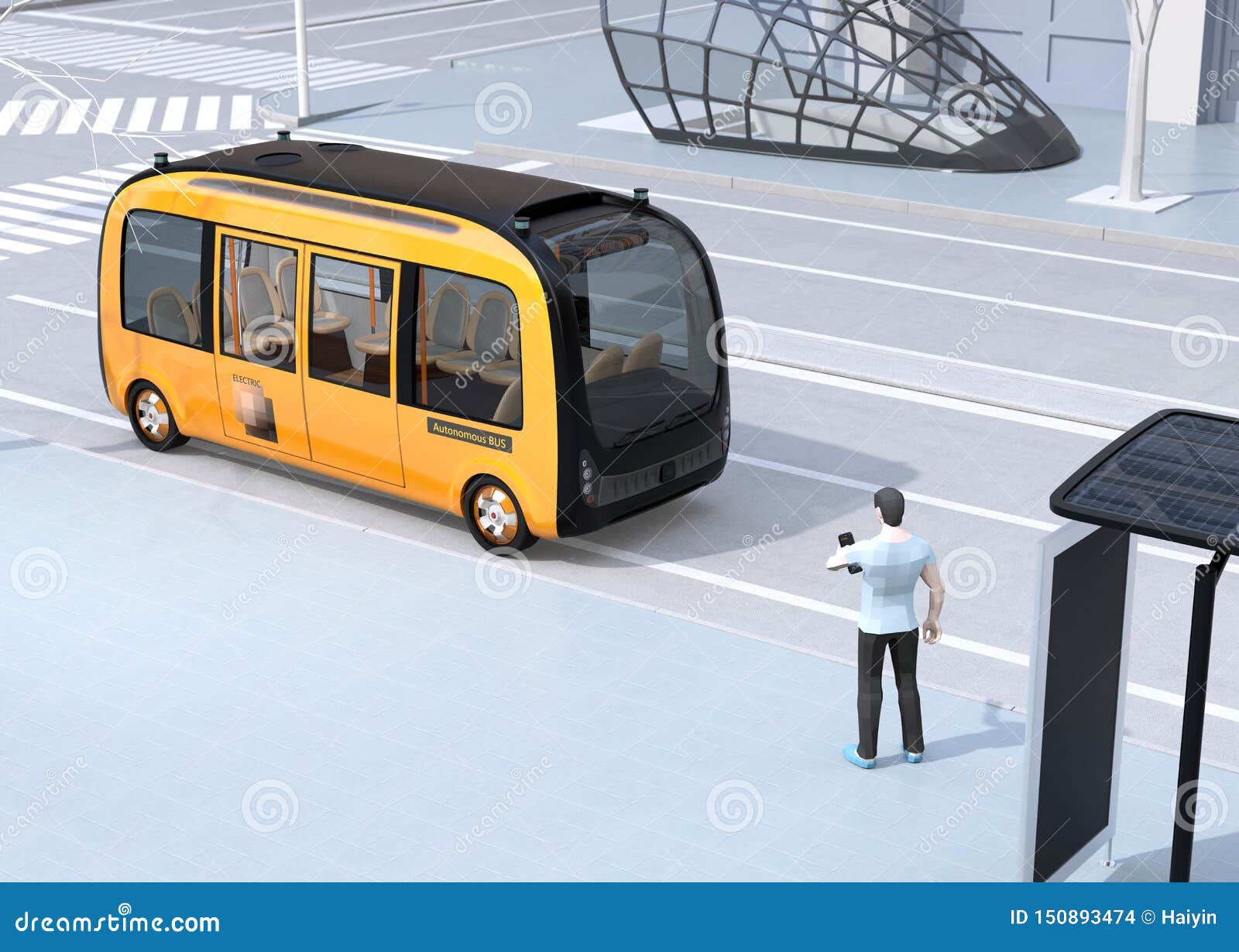 Using Shuttle Bus, Subway, Railway, Tram, Train, Hold Handrail And ...