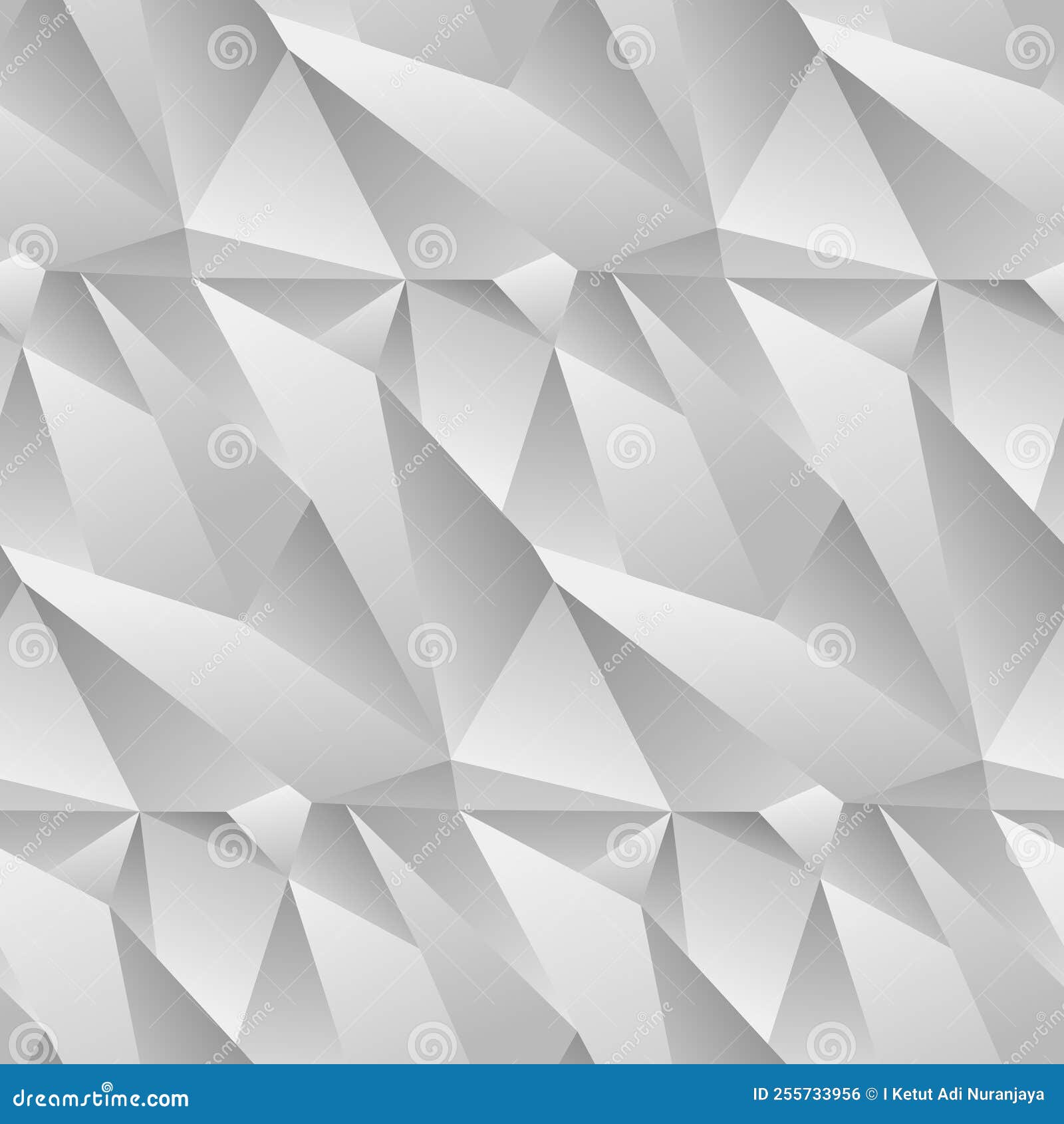 Low Polygon Triangle Vector Seamless Pattern Stock Vector ...