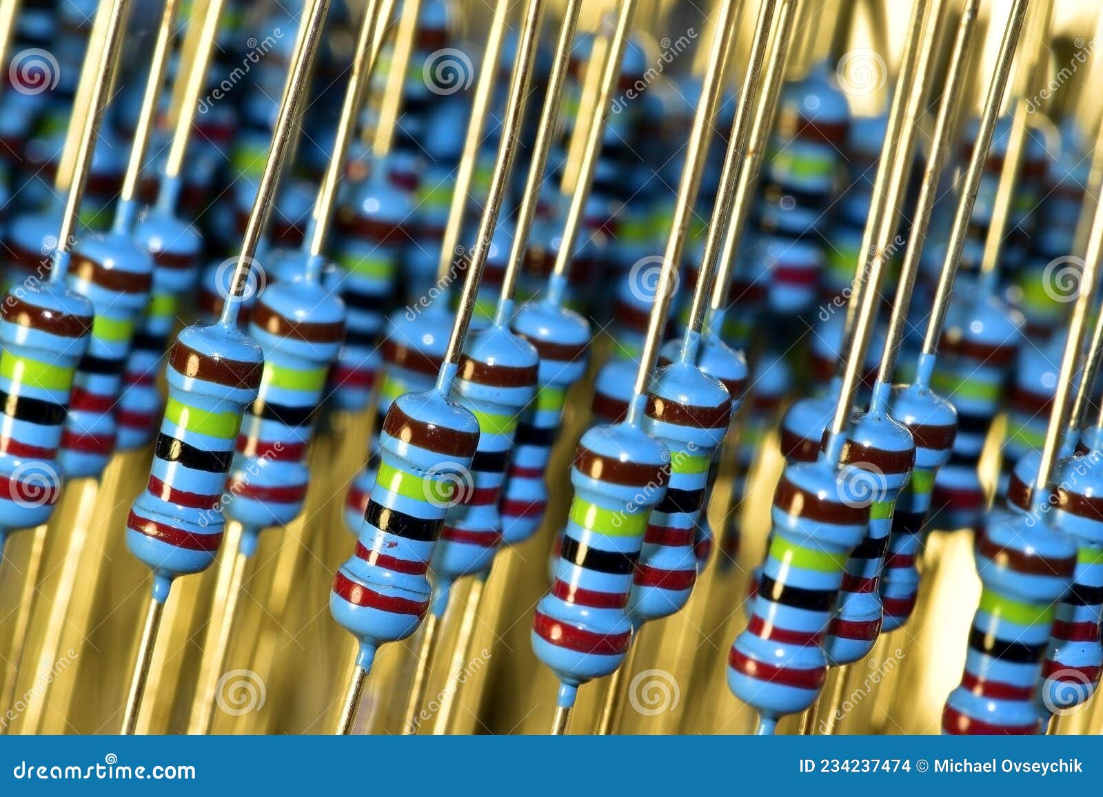 Low-power High-resistance Resistors Stock Photo - Image of level ...