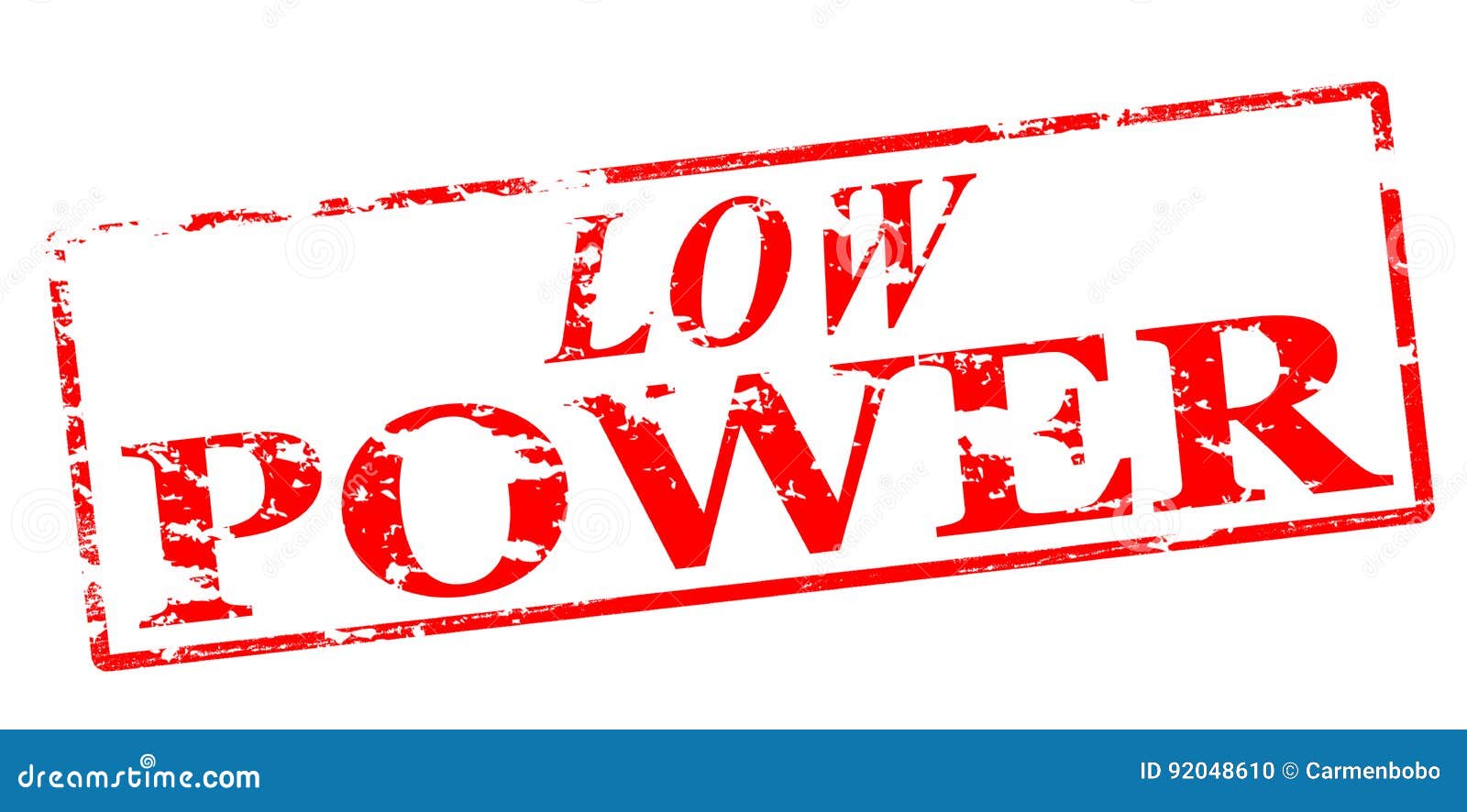 Low power stock illustration. Illustration of stamp, vigor - 92048610