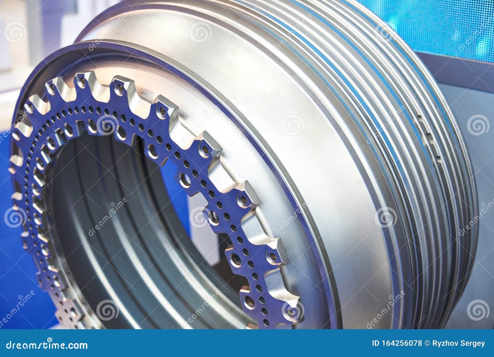 Low pressure booster spool stock photo. Image of round - 164256078