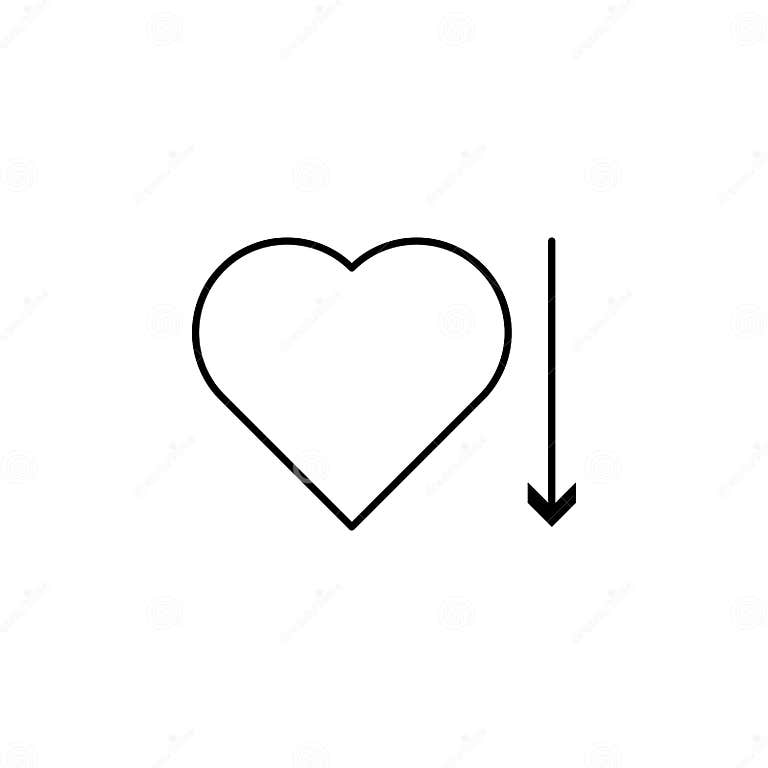 Low Pressure Icon. Element of Arrow and Object Icon for Mobile Concept ...