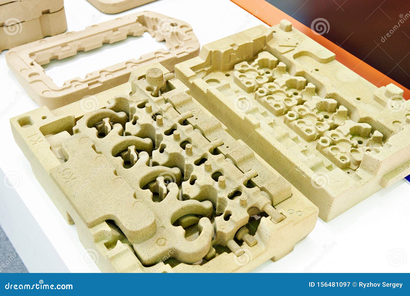 Low Pressure Sand Mold Casting Parts Stock Image - Image of recycle ...