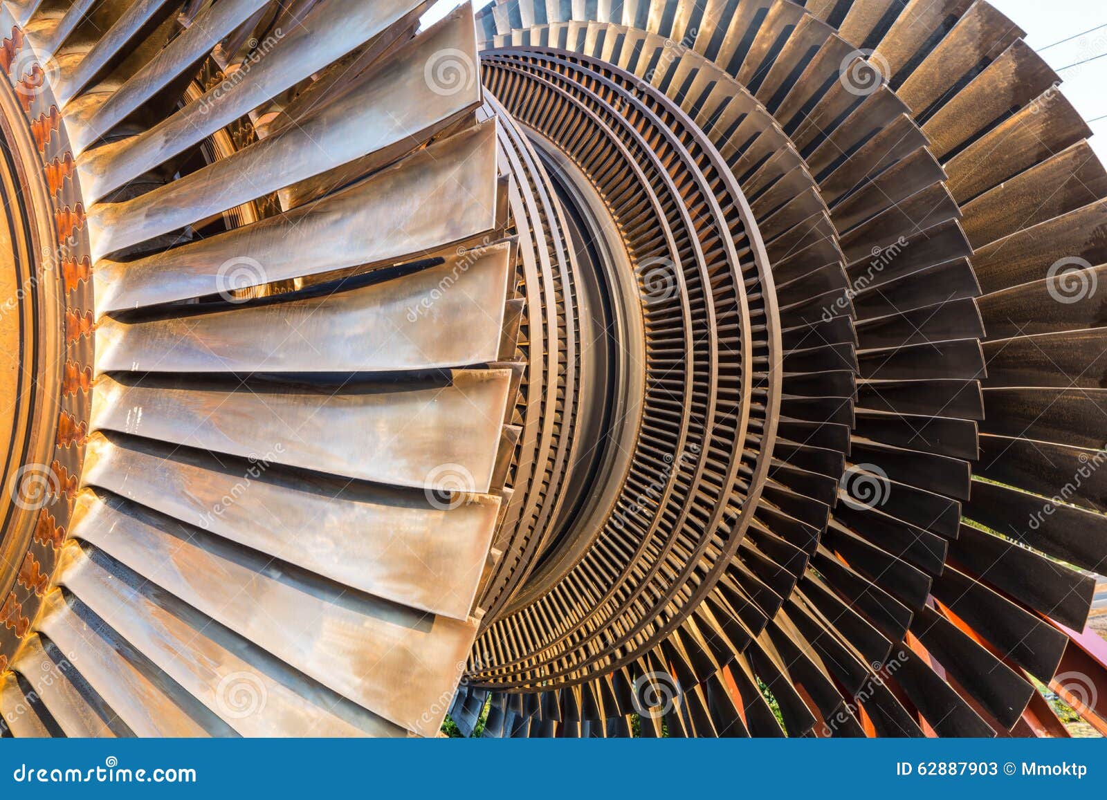 Low pressure turbine. stock image. Image of voltage, overhaul - 62887903