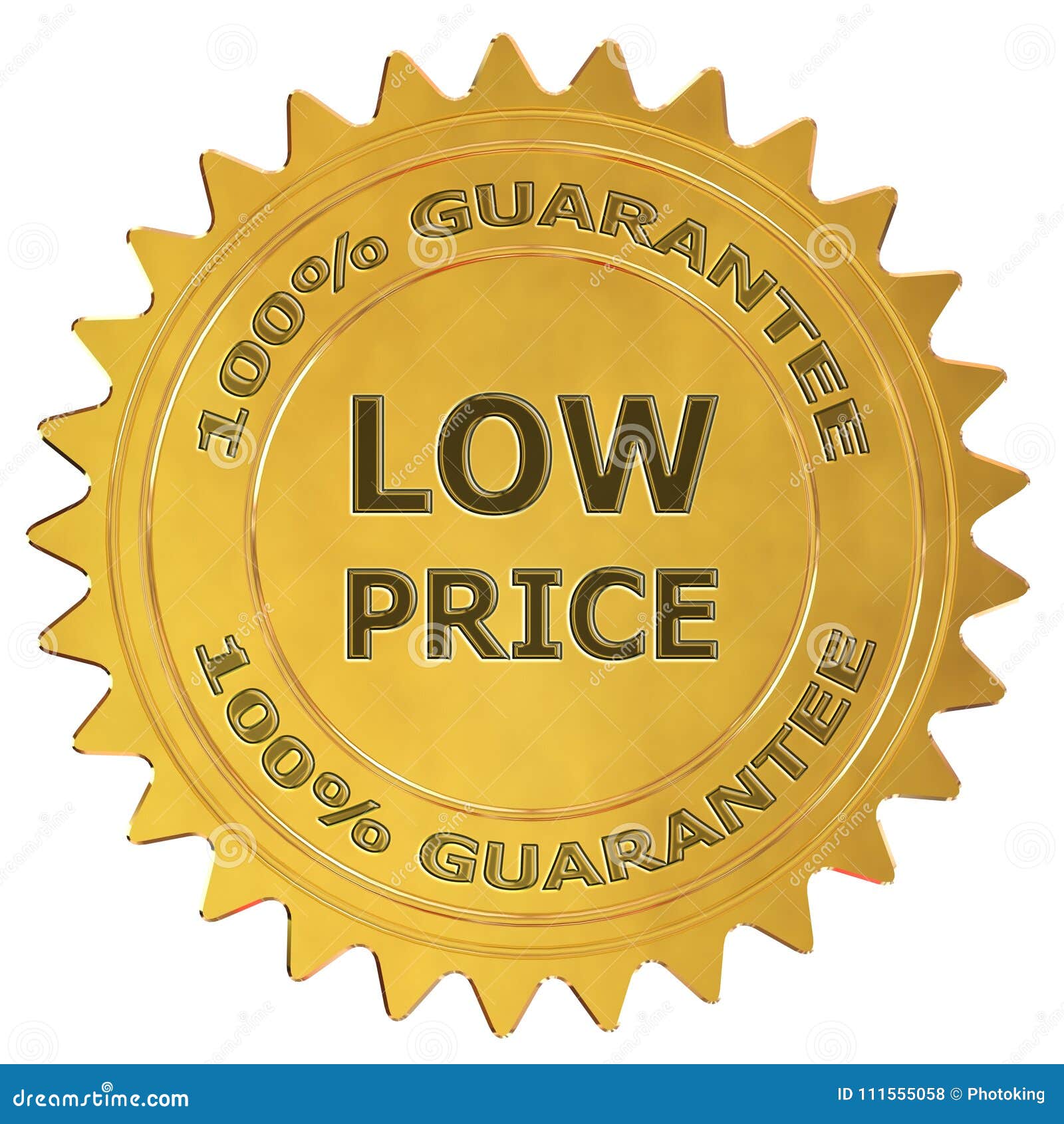 Low price guarantee label stock illustration. Illustration of ...