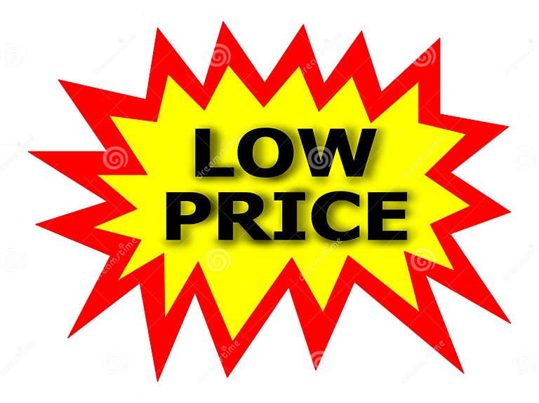 LOW PRICE tag stock illustration. Illustration of design - 6522416