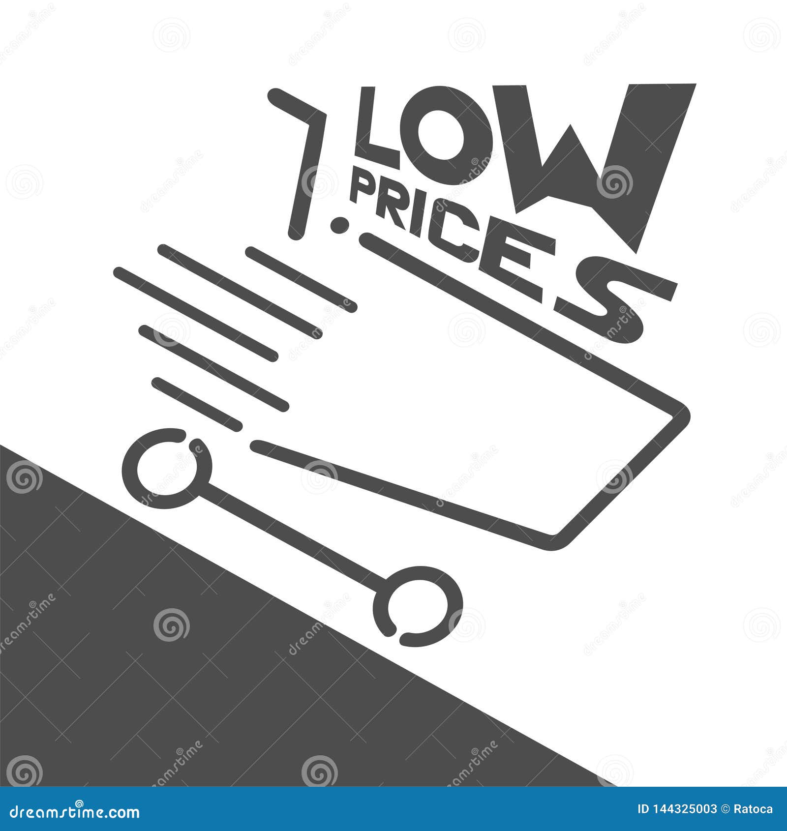 Low prices symbol stock vector. Illustration of advertising - 144325003