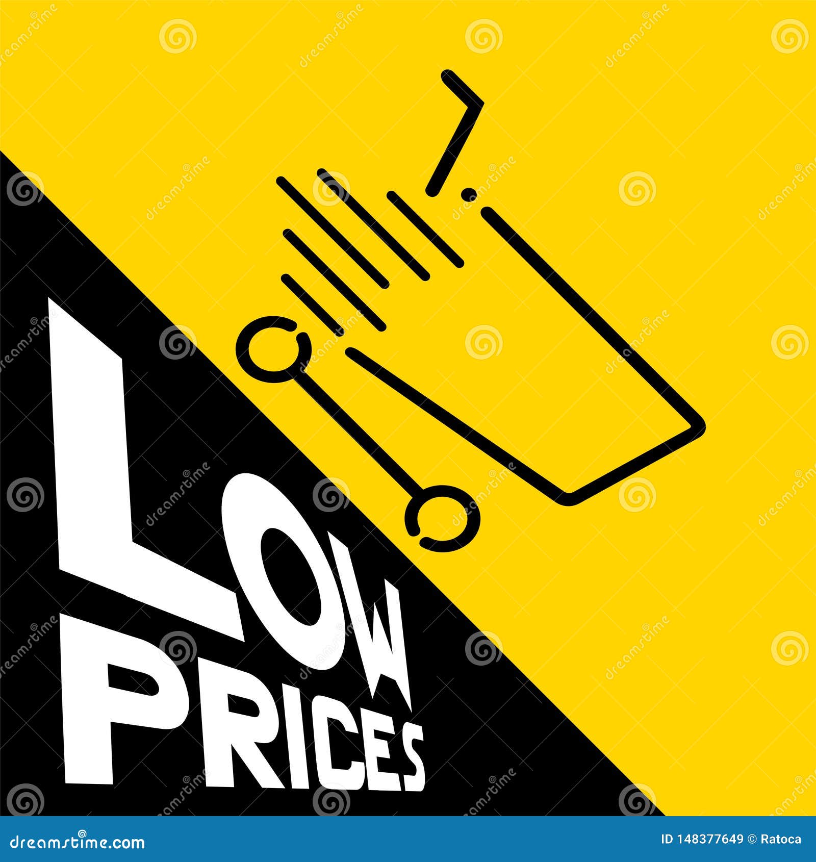 Low prices symbol stock vector. Illustration of stamp - 148377649