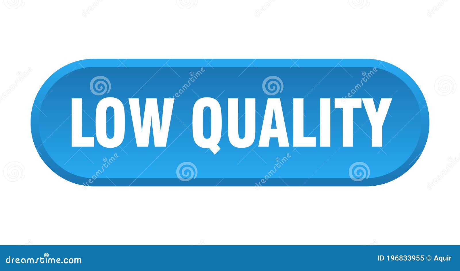 Low quality button stock vector. Illustration of isolated - 196833955