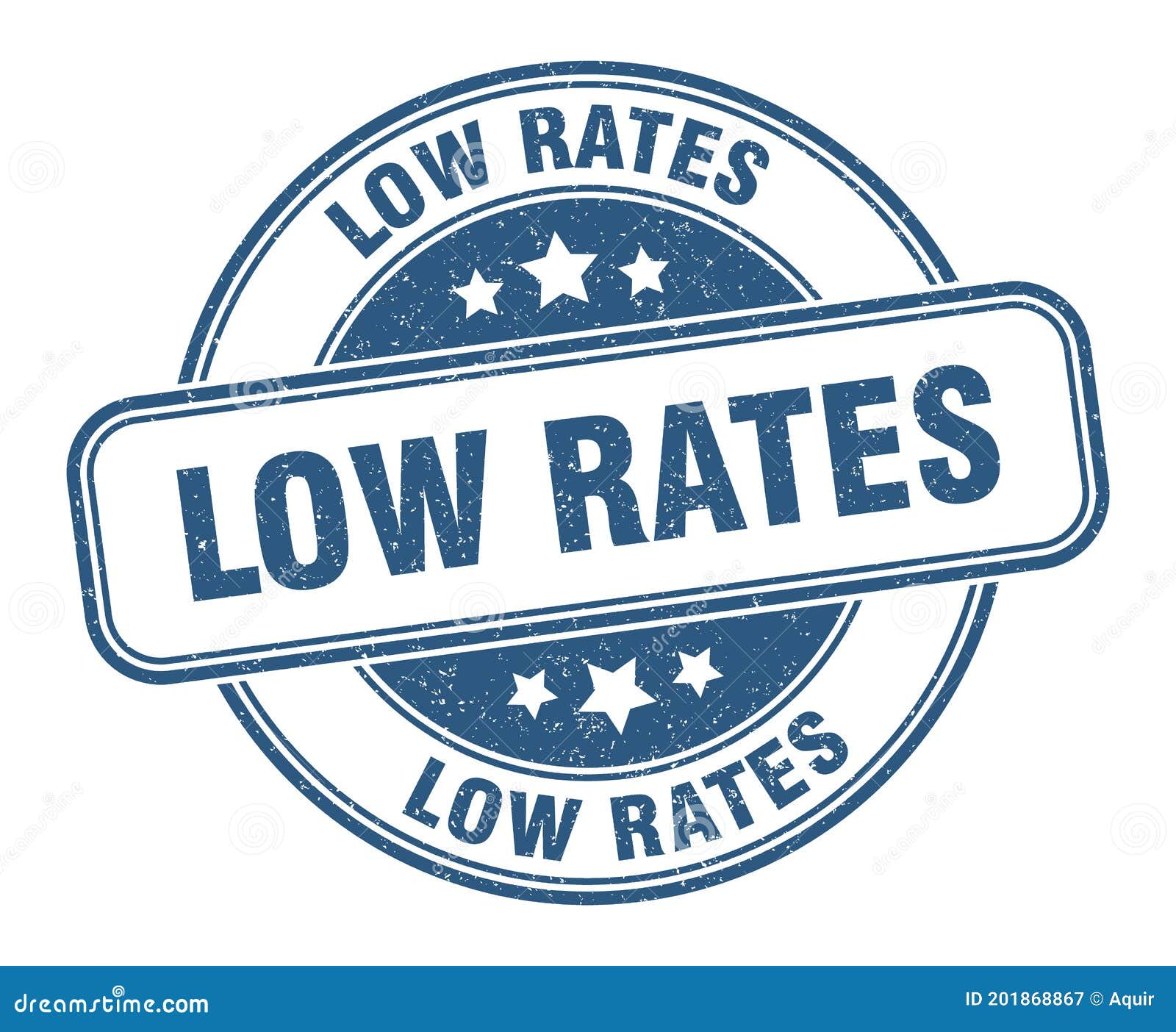 Low Rates Stamp. Low Rates Round Grunge Sign Stock Vector ...