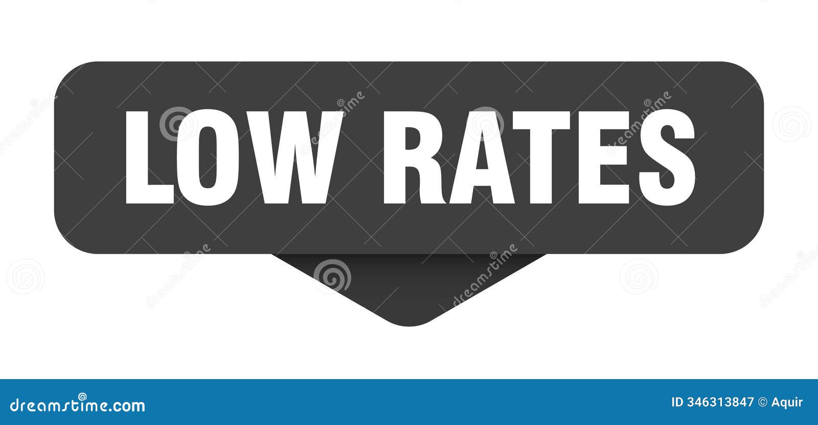 Low Rates Sticker. Low Rates Sign on Transparent Background Stock ...