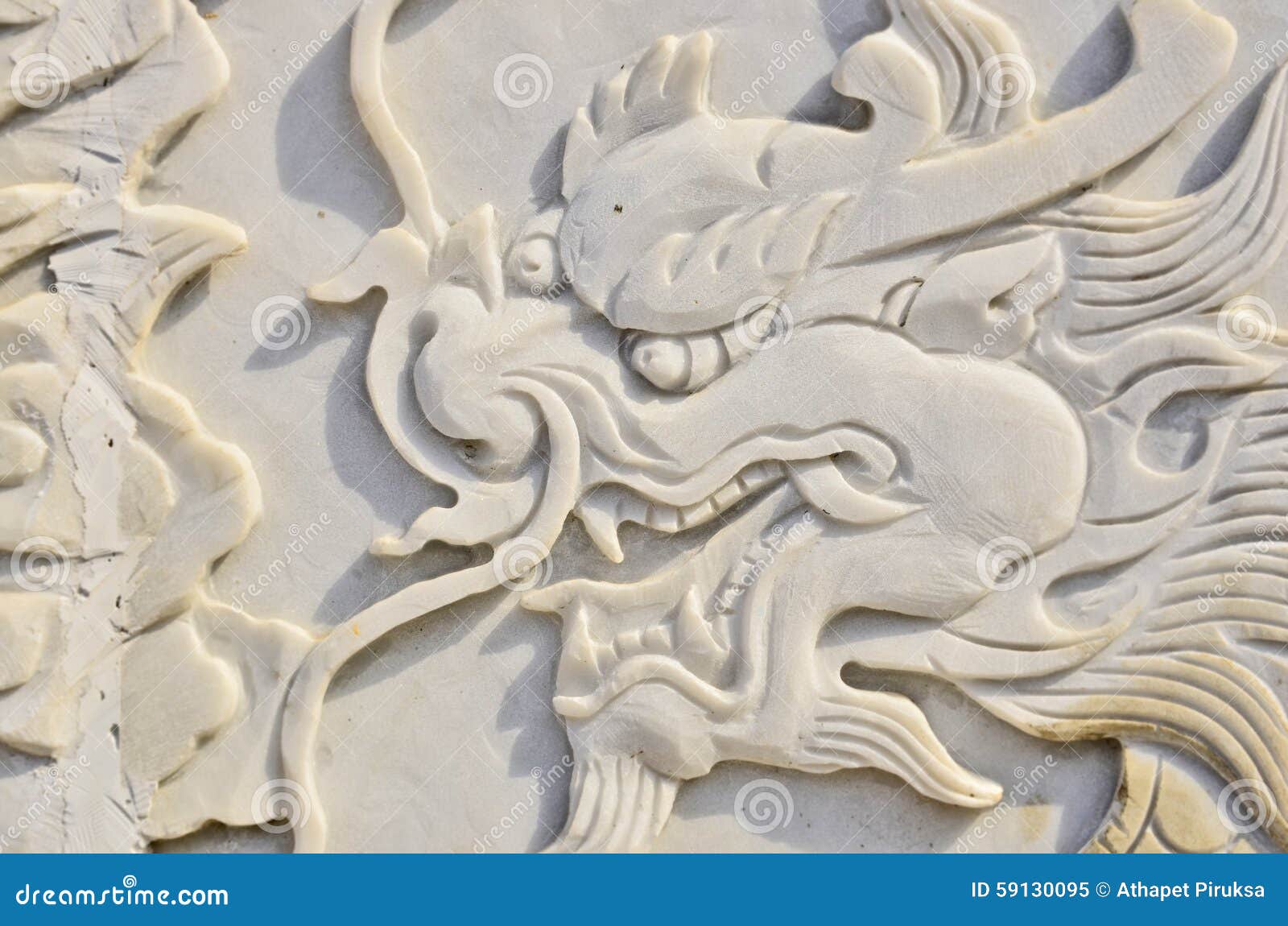 Low relief dragon stock image. Image of tradition, stone - 59130095