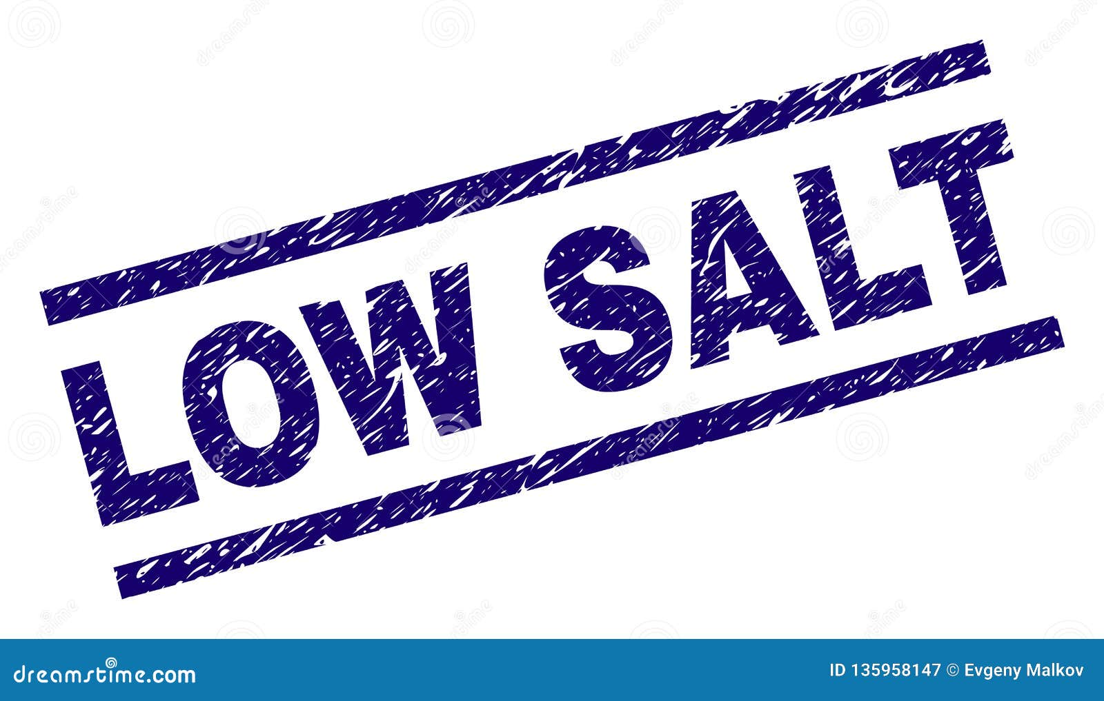 Scratched Textured LOW SALT Stamp Seal Stock Vector - Illustration of ...