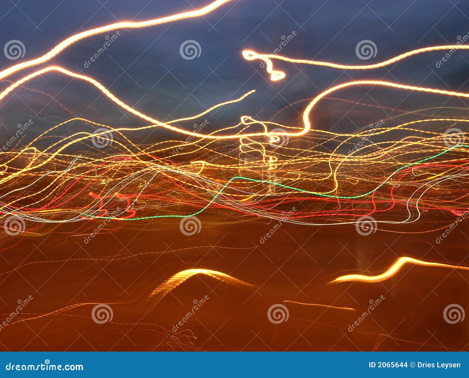 Low Shutter City Streaks stock photo. Image of urban, lights - 2065644