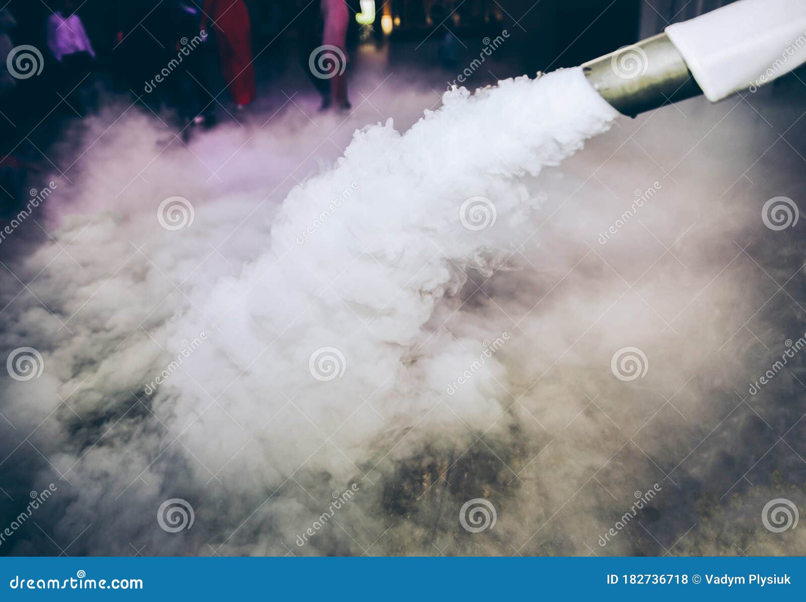 Low Smoke Effect at the Wedding Reception. Party Entertainment Stock ...