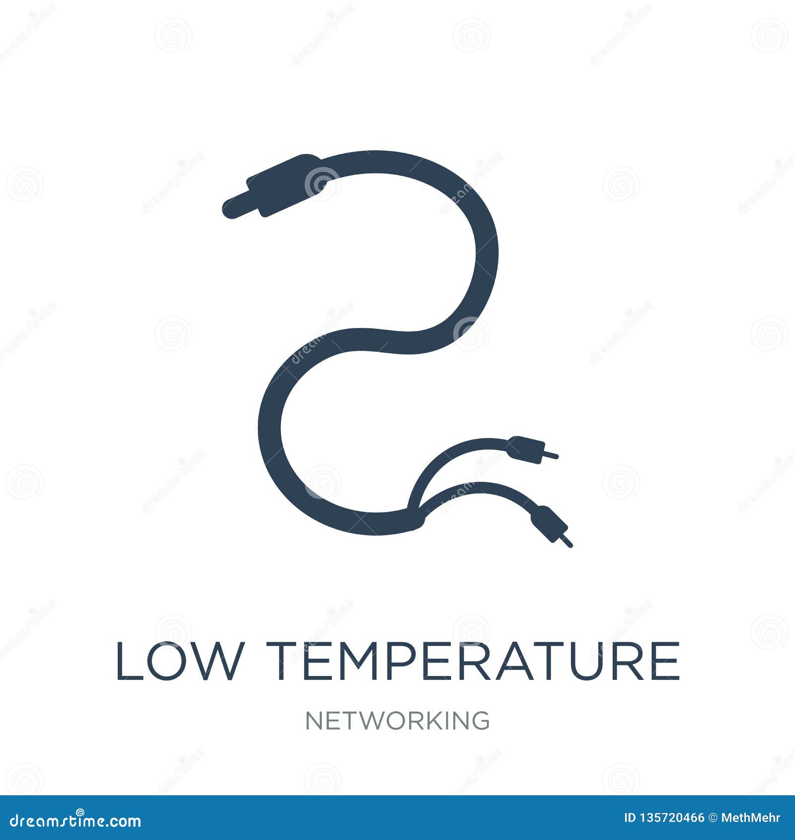 Low Temperature Icon in Trendy Design Style. Low Temperature Icon ...