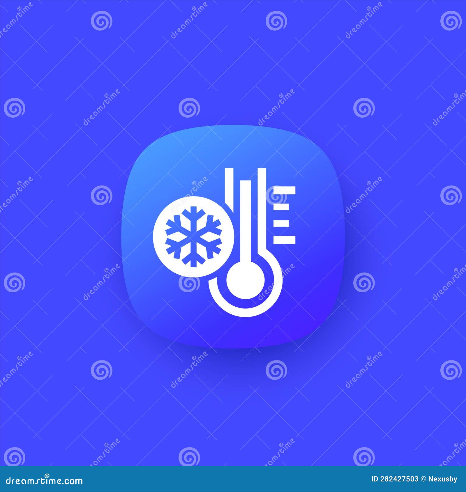 Low Temperature Icon, Vector Design Stock Vector - Illustration of tool ...