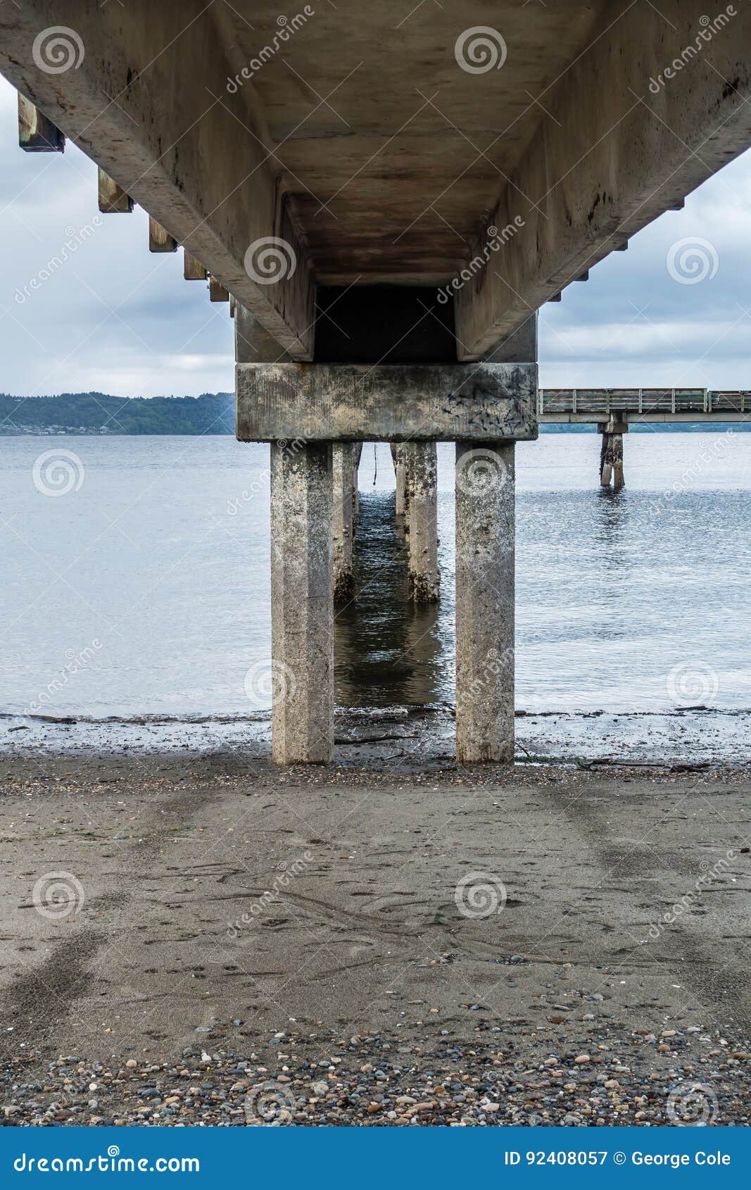 Low Tide and Pier 4 stock image. Image of pier, point - 92408057