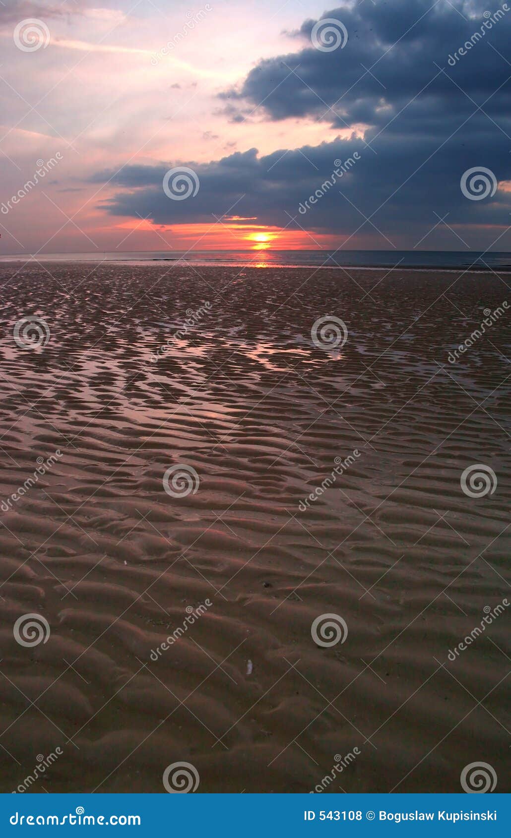 Low tide on sunset stock photo. Image of quiet, sunset - 543108