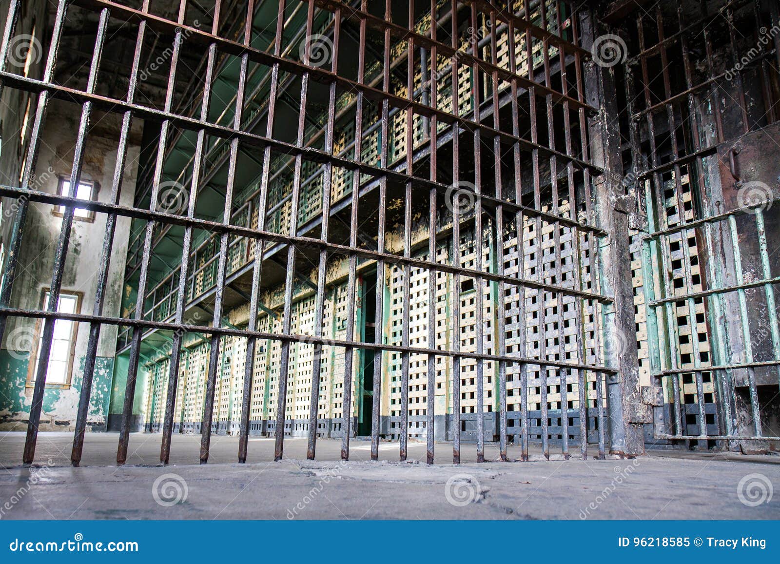 Jail cells stock image. Image of legal, cell, crime, jail - 96218585