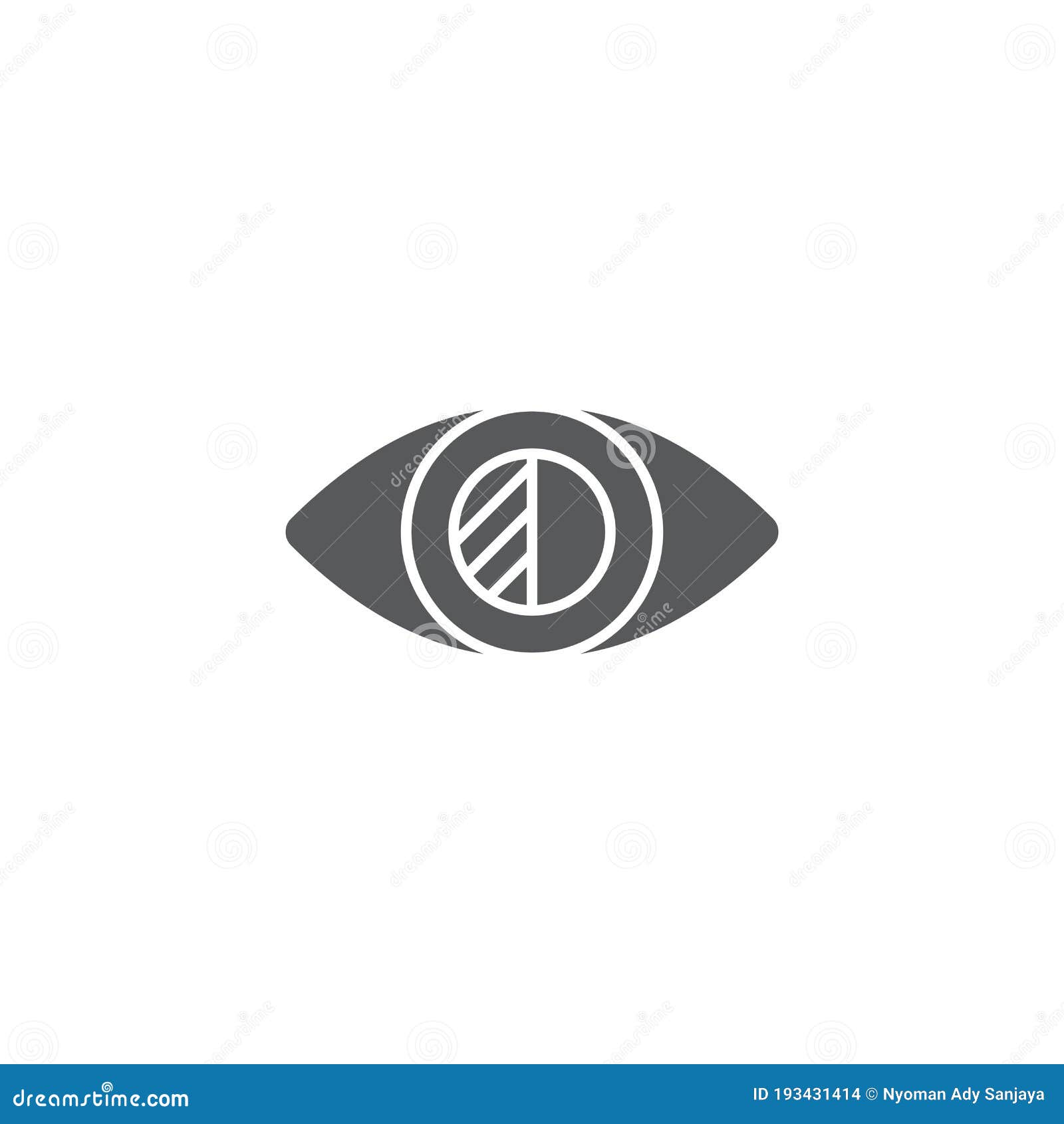 Low Vision Vector Icon Symbol Isolated on White Background Stock Vector ...