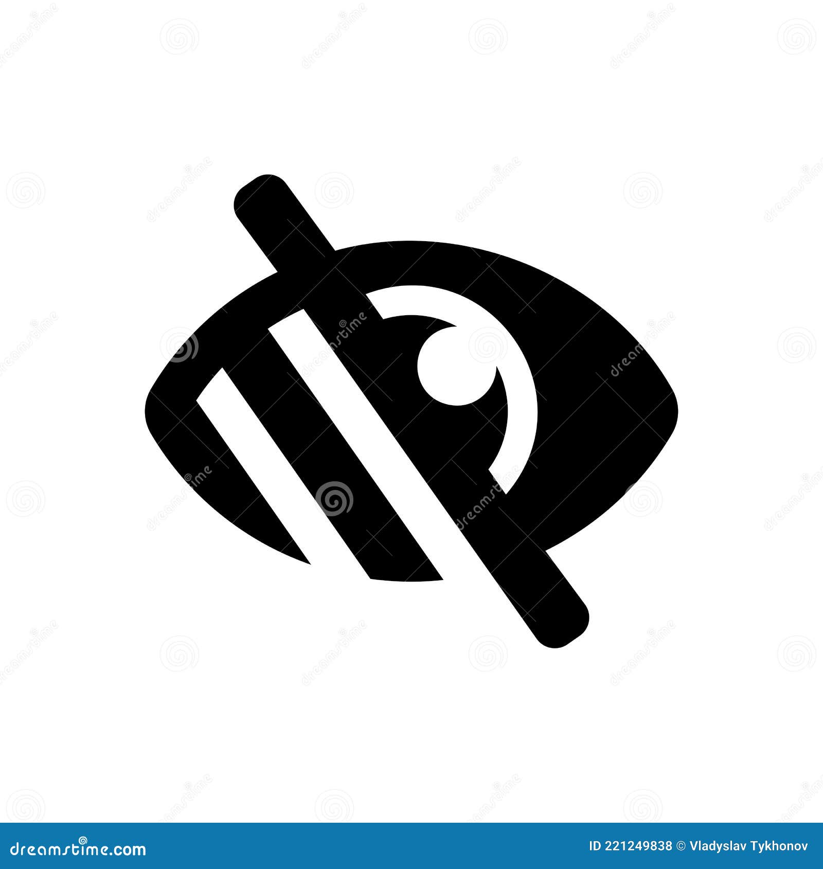 Low Vision Vector Symbol. Blindness Icon Isolated. Vector Illustration ...