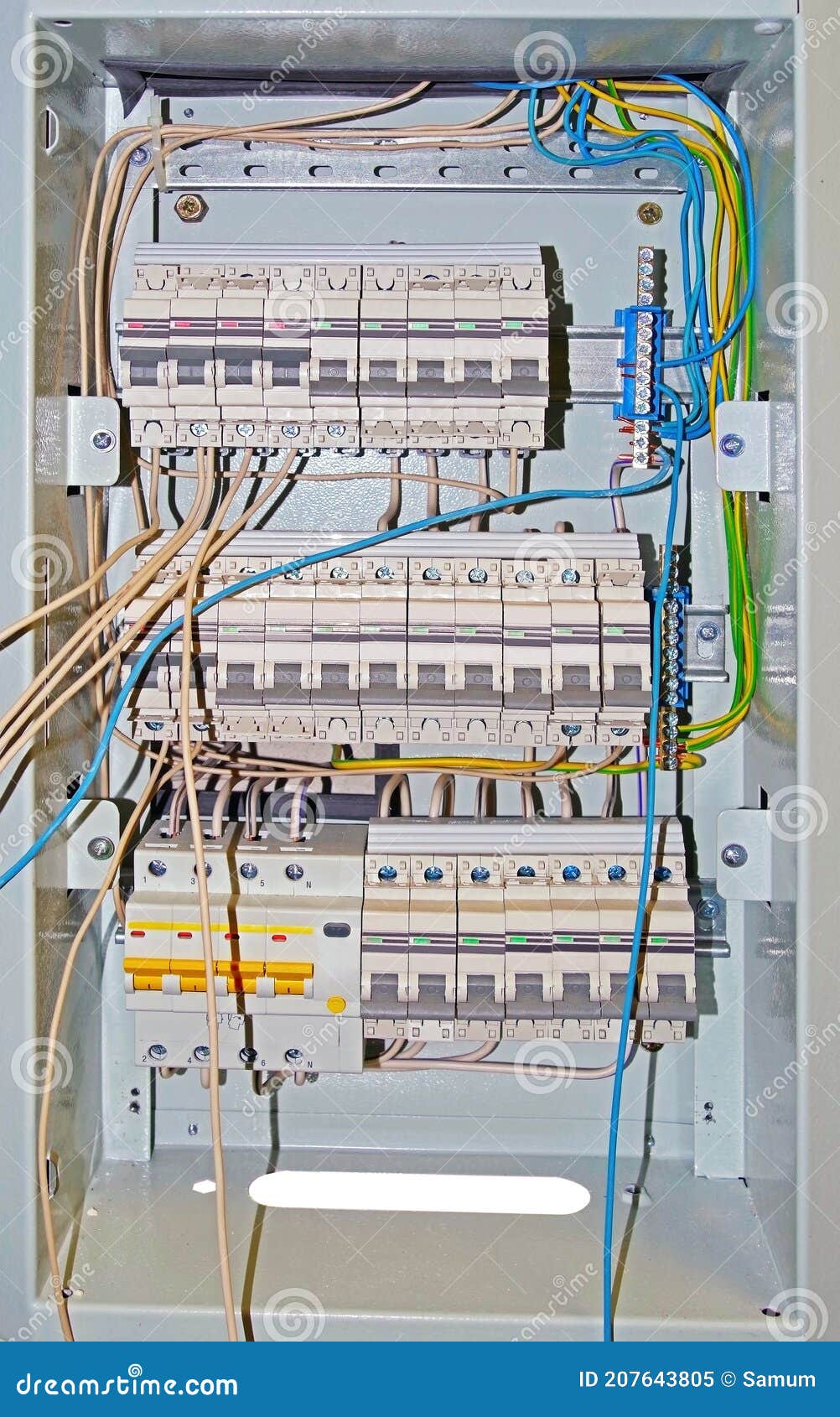 Low voltage box stock image. Image of repair, electricity - 207643805