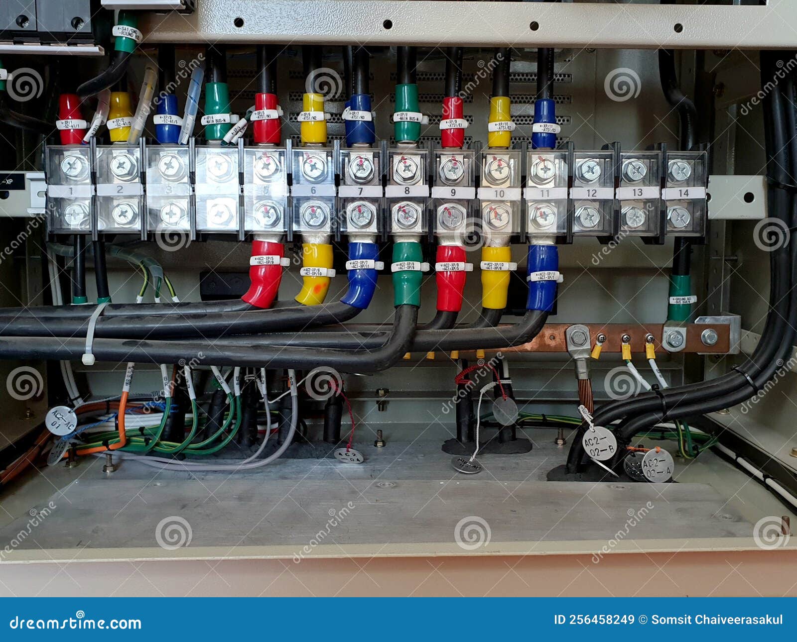 Low Voltage Cable Termination Stock Image - Image of energy, circuit ...