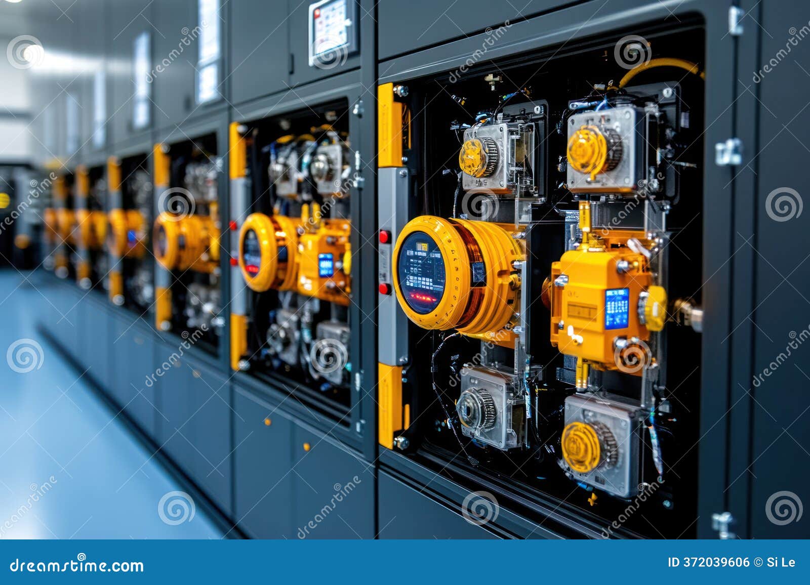 Low Voltage Switchgear At Power Plant, Electrical Equipment For Power ...