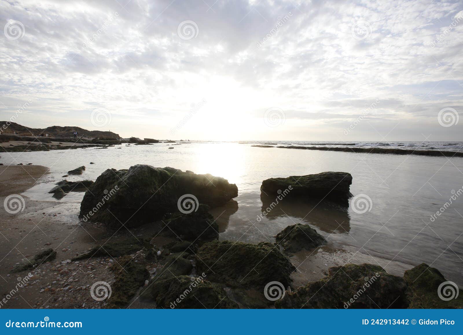 Low Waves on the Shore of a Beach High Quality Stock Photo - Image of ...