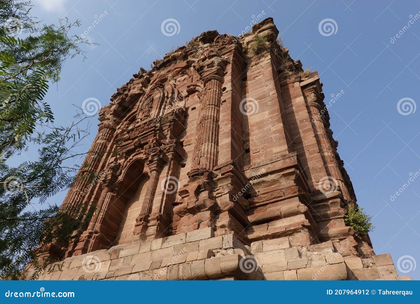 Lower Angle View of Malot Temple Stock Photo - Image of religion ...