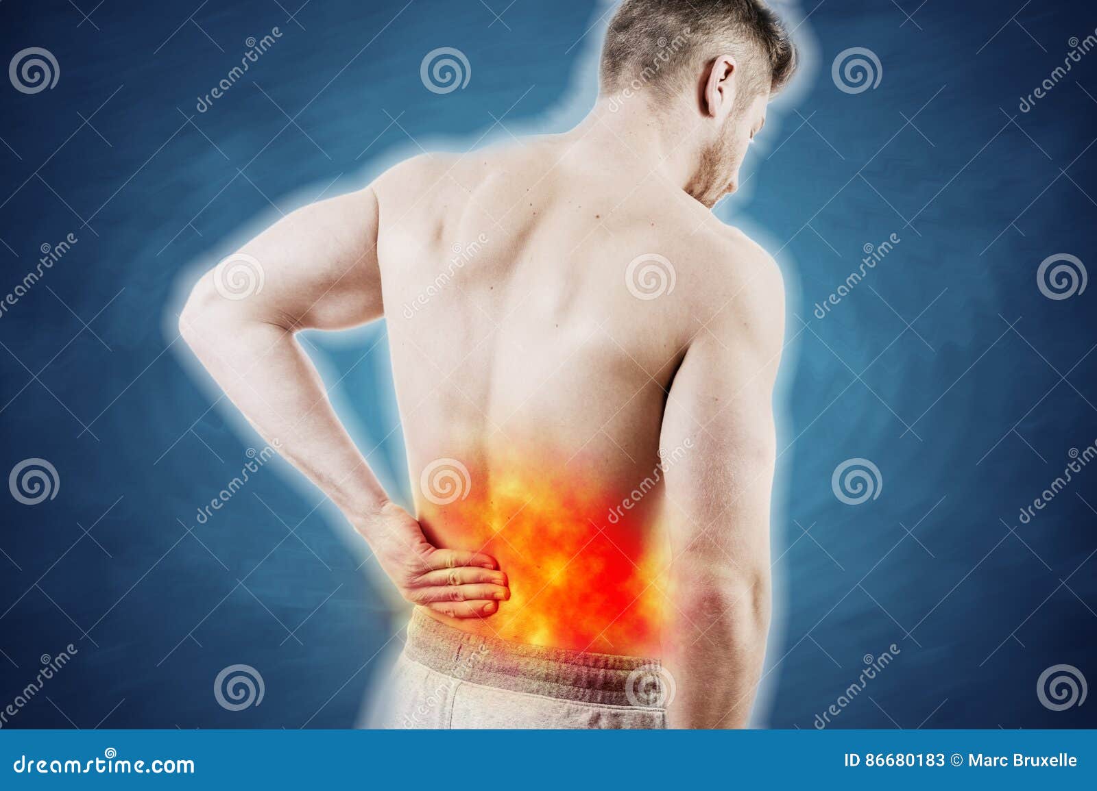 Lower back pain stock image. Image of chiropractor, muscle - 86680183