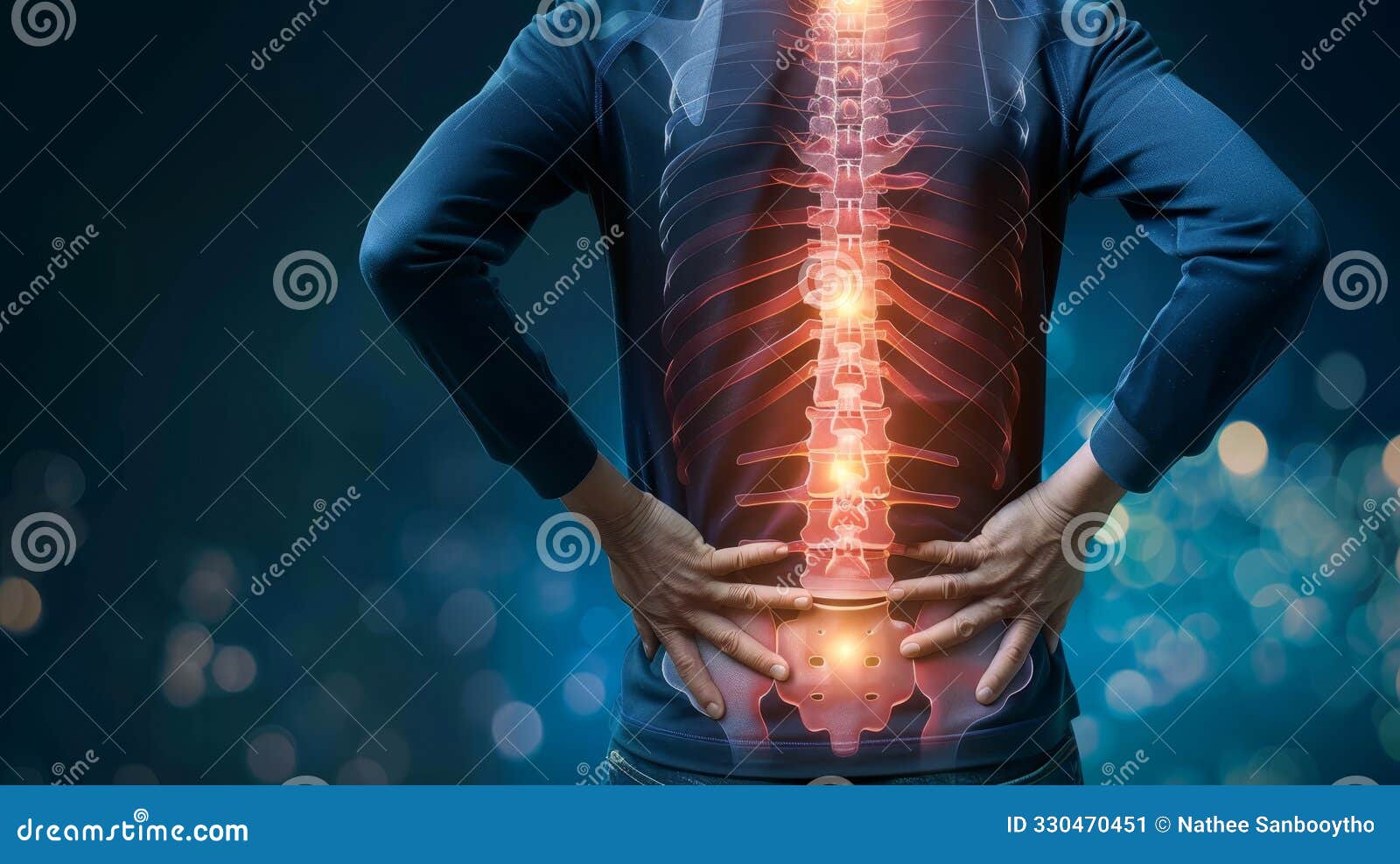 Lower End Of The Spinal Cord, Vintage Illustration | CartoonDealer.com ...