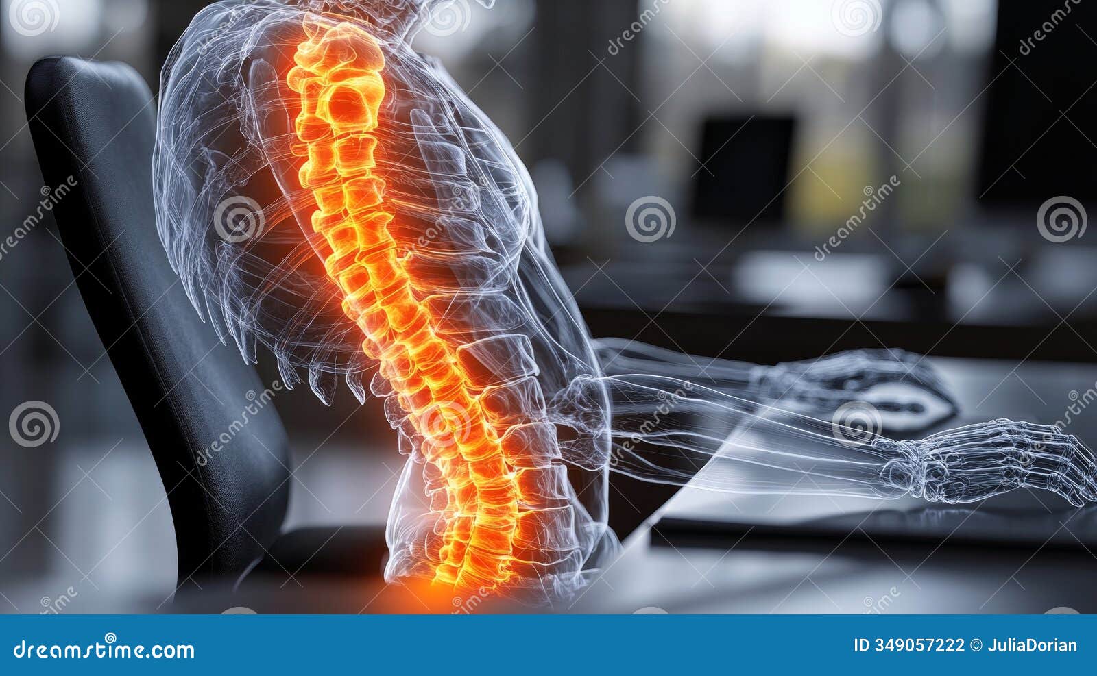 Lower Back Pain and Spinal Compression from Prolonged Sitting at Desk ...