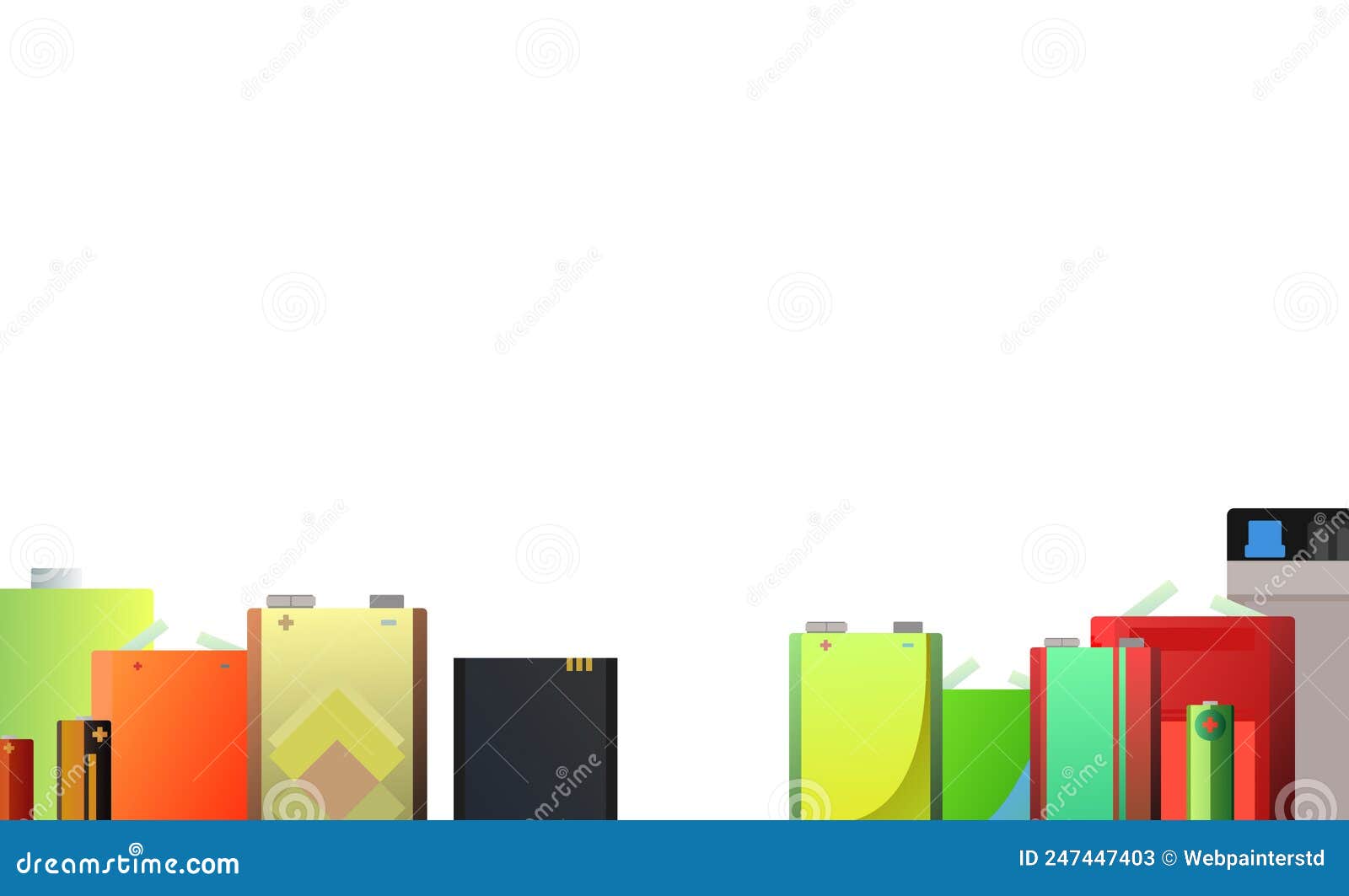 Lower Border Composition. Battery Energy Source. Electricity ...