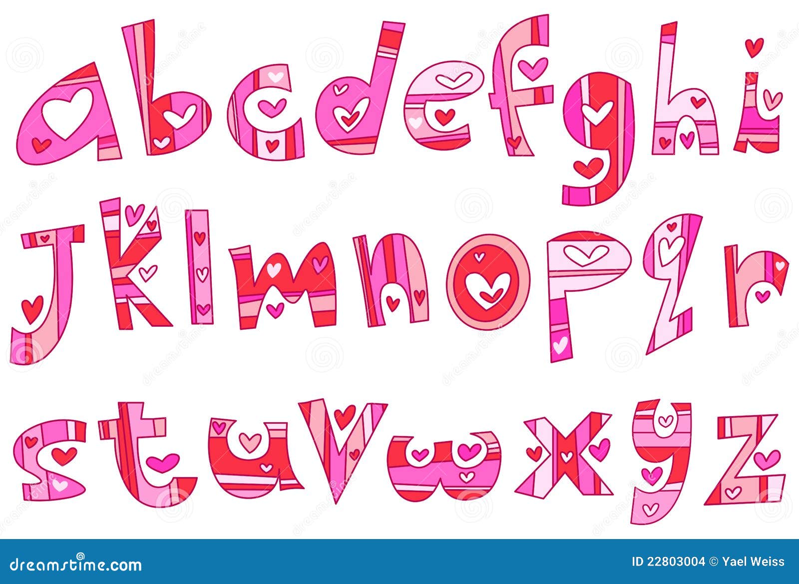 Love Alphabet Letters With Blurred Bokeh Pattern Royalty-Free Stock ...