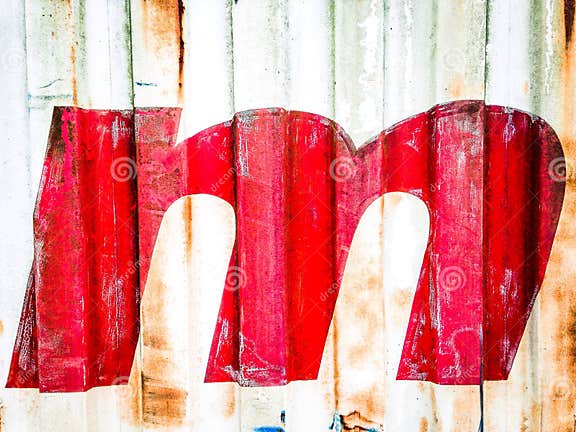 Lower case m stock photo. Image of alphabet, painted - 48623968